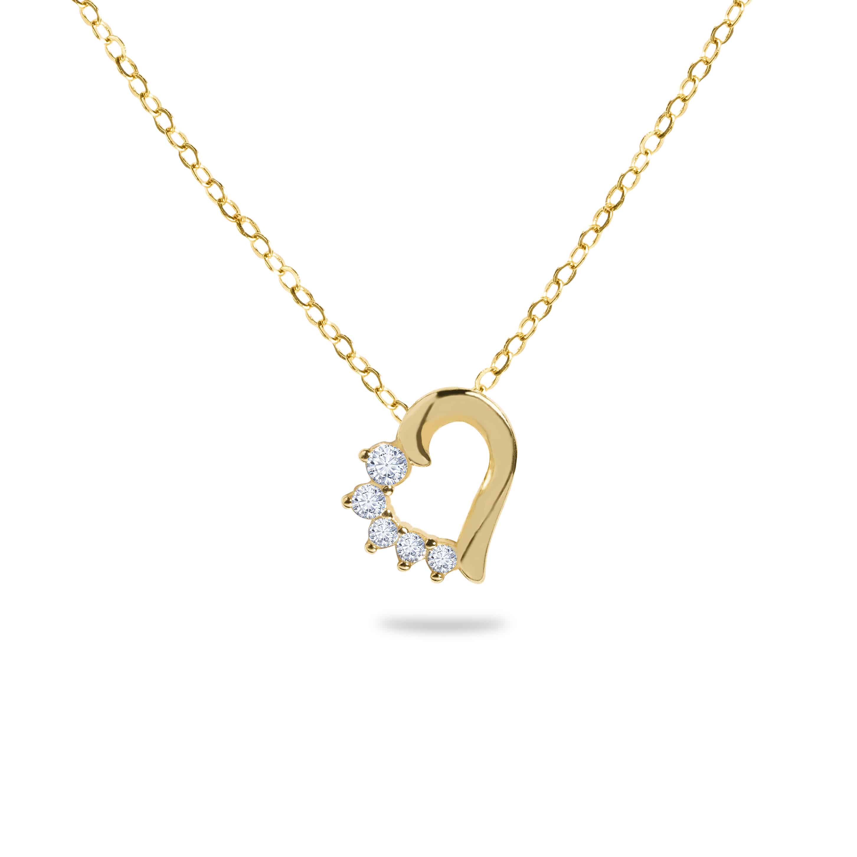 Alina Necklace (925 Sterling Silver with 14K Gold Plating) - Dear Me ...
